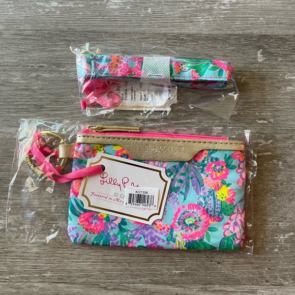 Lilly Pulitzer | Bags | Lilly Pulitzer Lanyard And Id Case In Multi Me ...